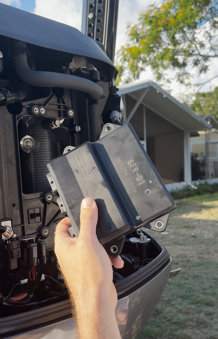 Yamaha Outboard Remote Tuning: ECU Removal Guide – Tampa Marine Tuning